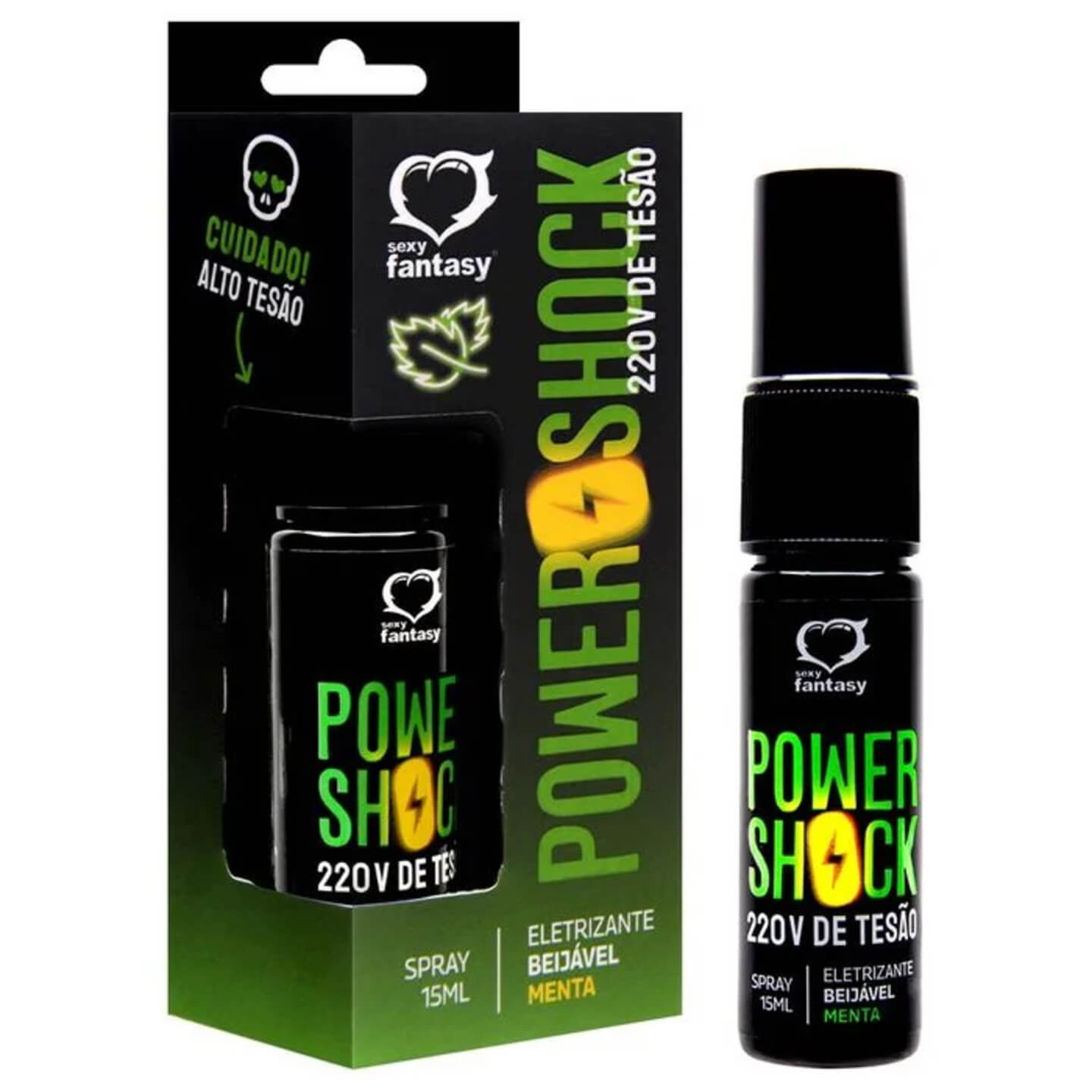 Spray Power Shock - Menta - Sexy Fantasy