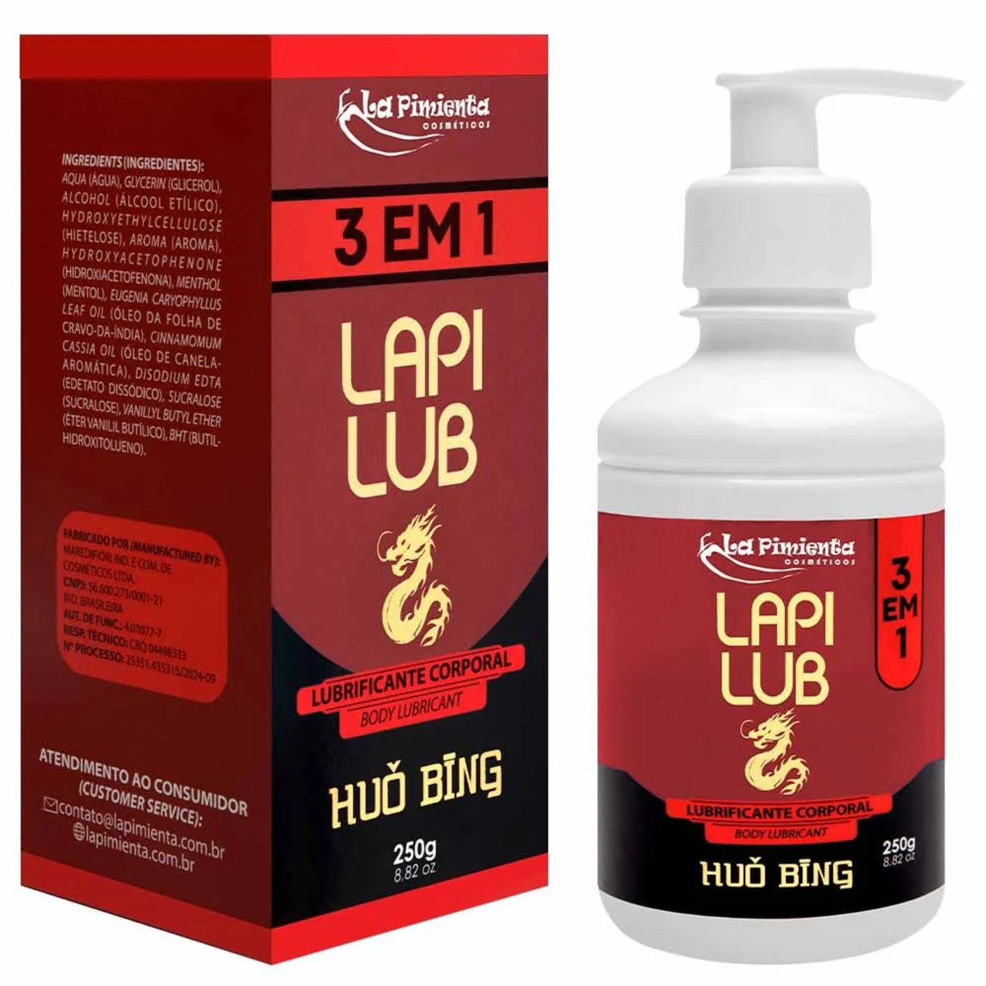 Gel Lapi Lub Huo Bing La Pimienta